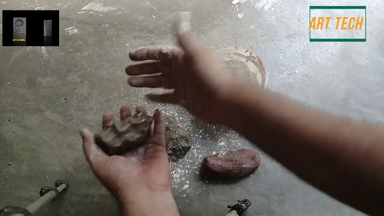 How to make clay | How to extract clay from soil | clay making at home ...