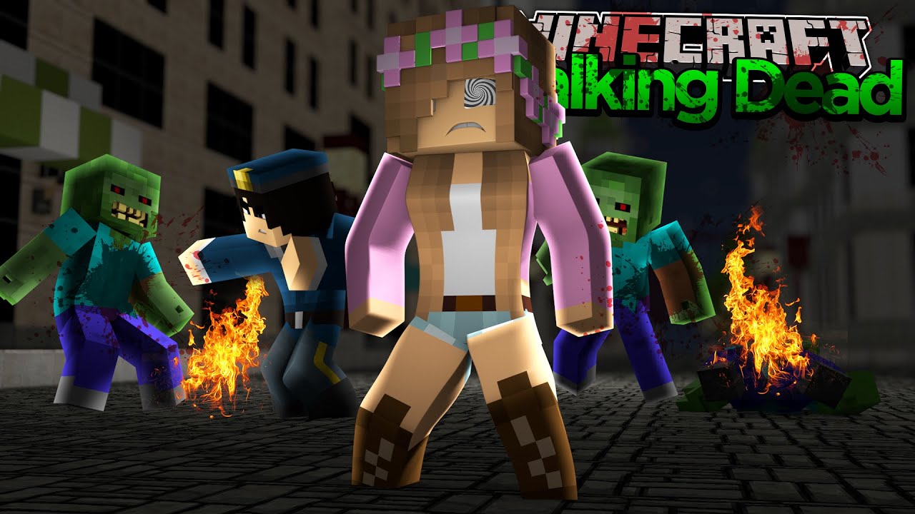 Minecraft THE WALKING DEAD - LITTLE KELLY LOST HER MIND!!? - YouTube