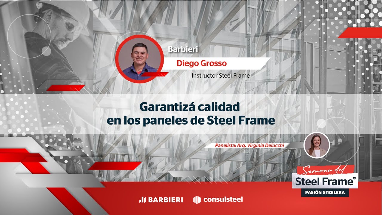 Garantizá calidad en los paneles de Steel Frame - YouTube