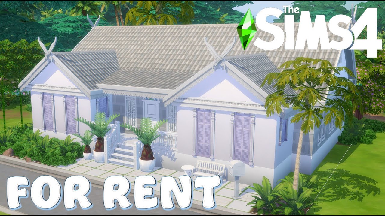 SIMS 4 | BUILDING A RENTAL HOUSE! | SPEEDBUILD - NO CC - YouTube