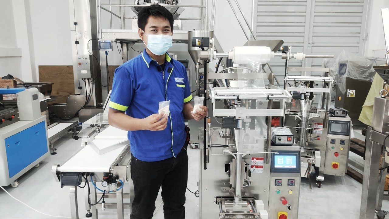 Small Vertical Auger Packing Machine - Powder Product - YouTube