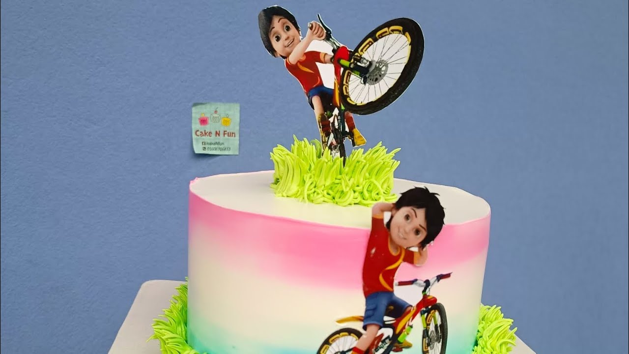 shiva cartoon theme cake. - YouTube