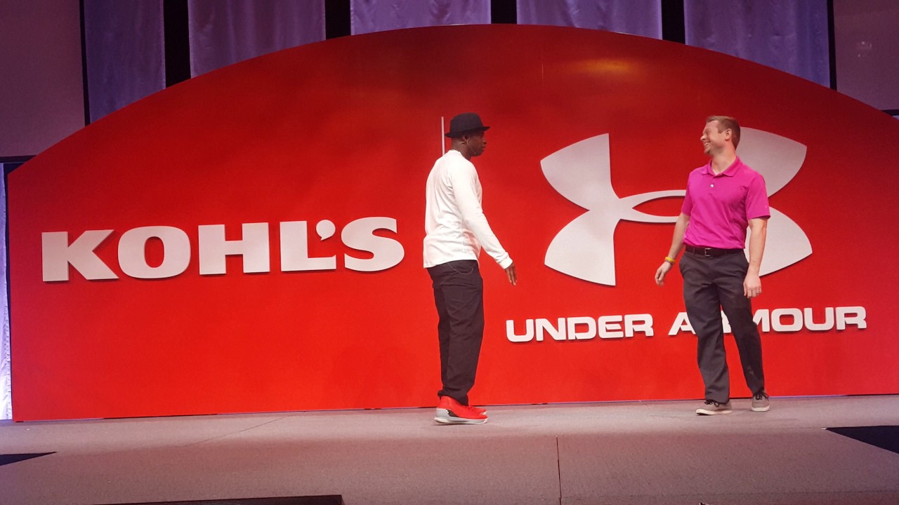 Deion Sanders Teaching Kohl's Employee His Dance - YouTube
