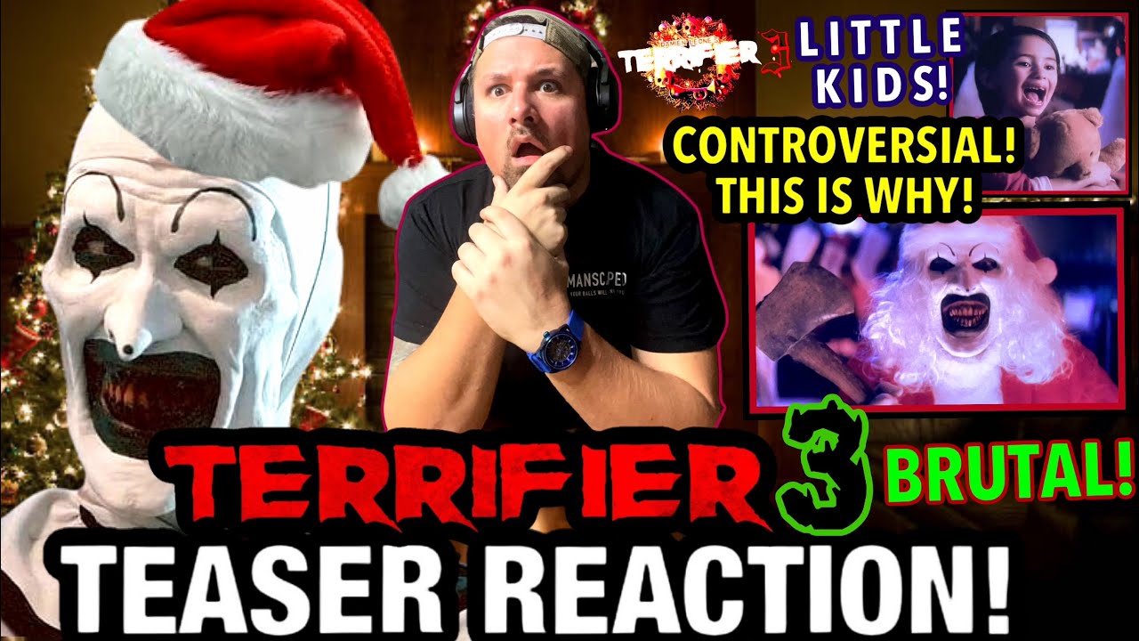 TERRIFIER 3 TEASER REACTION & SPOILERS! CONTROVERSIAL AND BRUTAL! THE ...