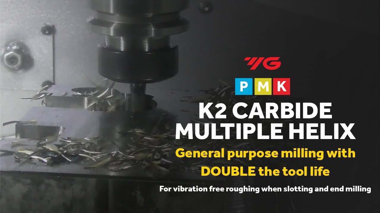 Get DOUBLE the tool life with YG 1 K2 Carbide Multiple Helix End Mills! - YouTube