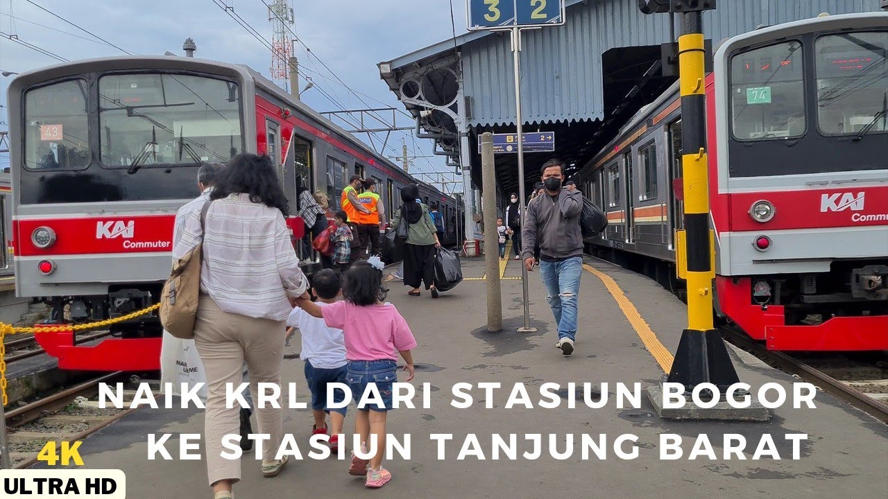 Full Trip KRL Commuterline Dari Stasiun Bogor Ke Stasiun Tanjung Barat ...
