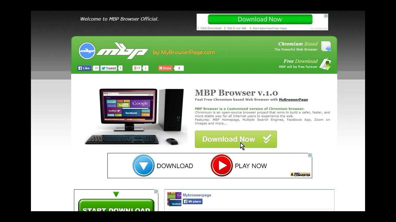 Free-MBP Browser by MyBrowserPage.com-Multilang - YouTube