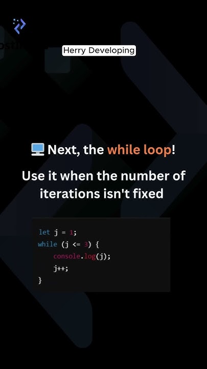 🔄 "Mastering Loops in JavaScript 2025: The Future of Coding!" 🚀 #shorts ...