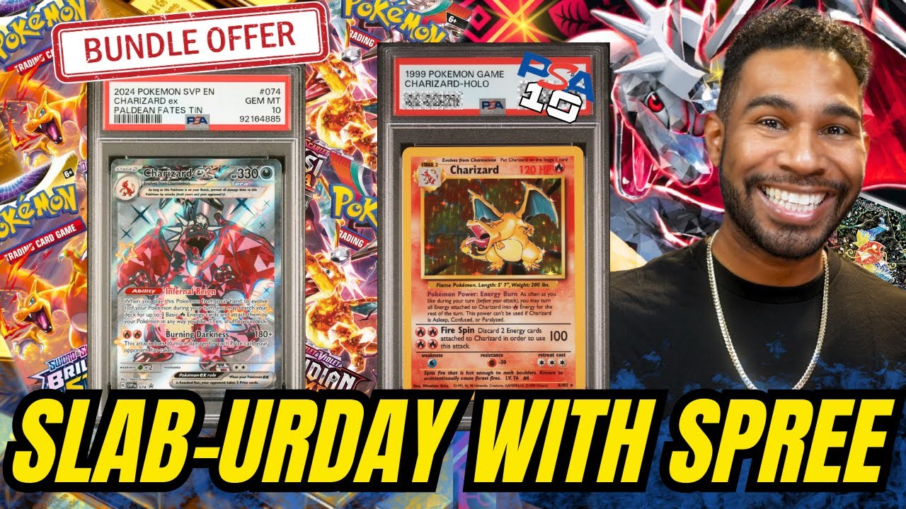 Slab are in + Win a Charizard Slab + MORE! - YouTube