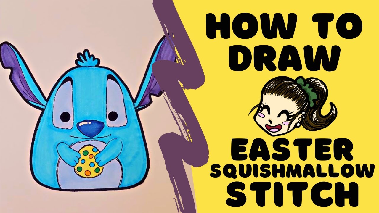 HOW TO DRAW - Easter Stitch (Squishmallow) - YouTube