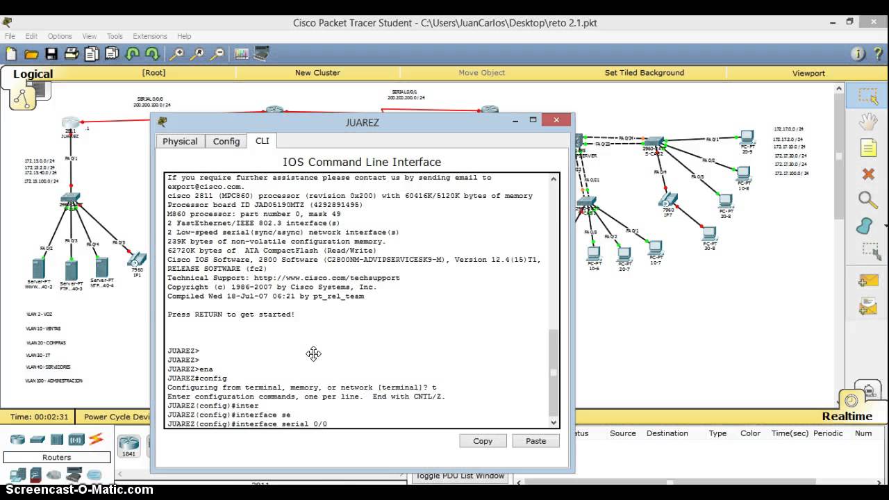 configuracion de routers - YouTube