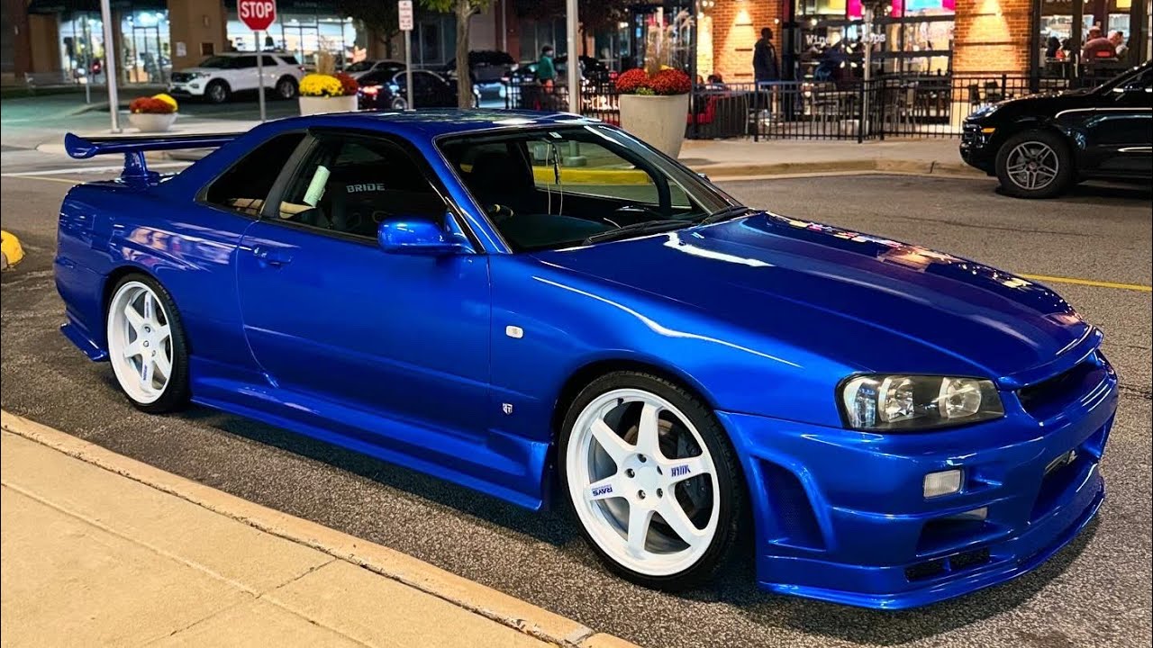 WELCOME HOME TO MY NEW 98 SKYLINE R34 GTT - YouTube