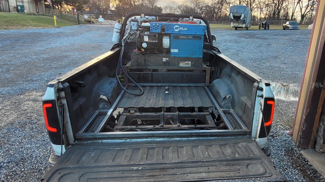 Building Out The Frame For My Mobile Rig - YouTube