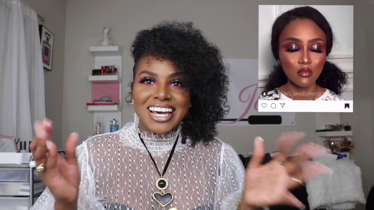 I tried following "a professional MUA artist" tutorial - YouTube