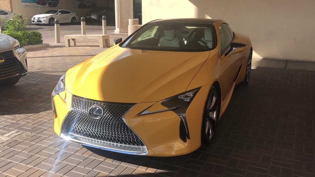 The 2019 Flare Yellow Lexus LC 500 with our Tommy Ng - YouTube