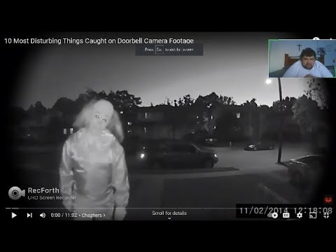 10 most disturbing this on a ring video camera reactions - YouTube