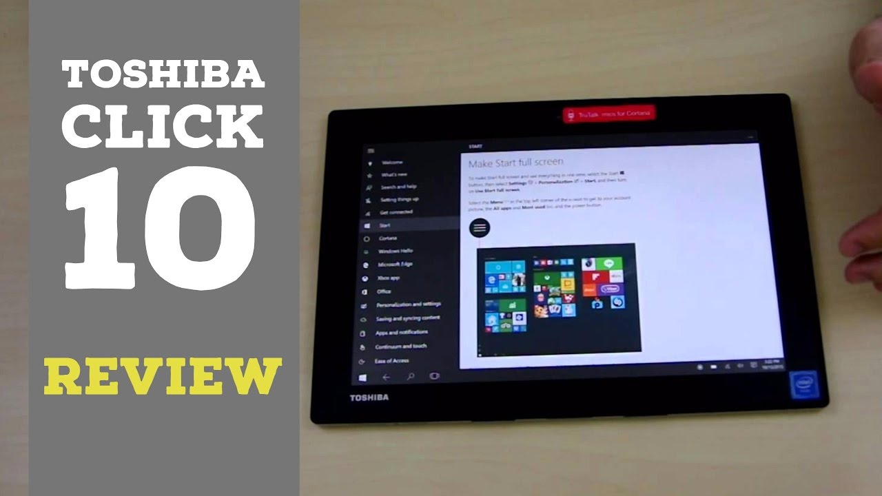 Toshiba Click 10 Review - YouTube