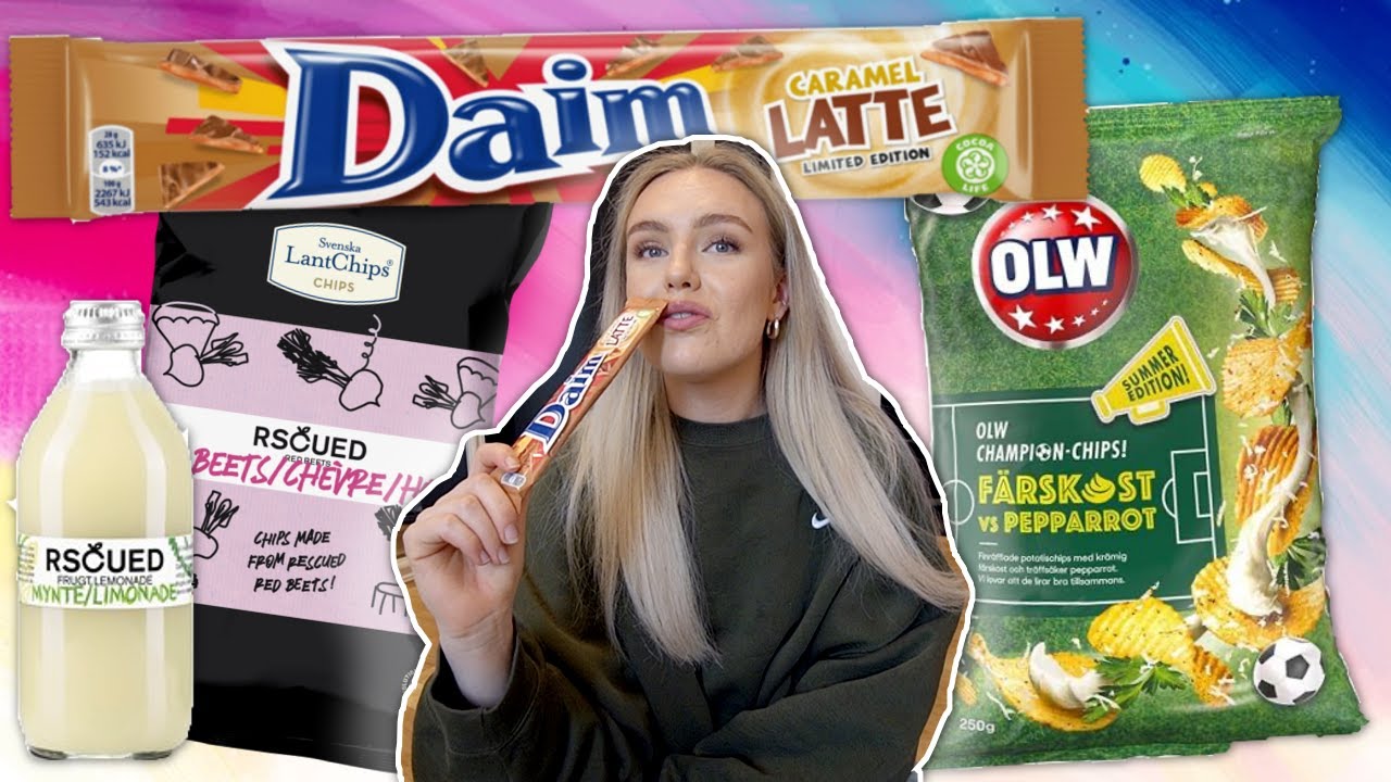 NYHETER I STORA LASS! Nya daim, nya chips och ny favoritdricka! - YouTube