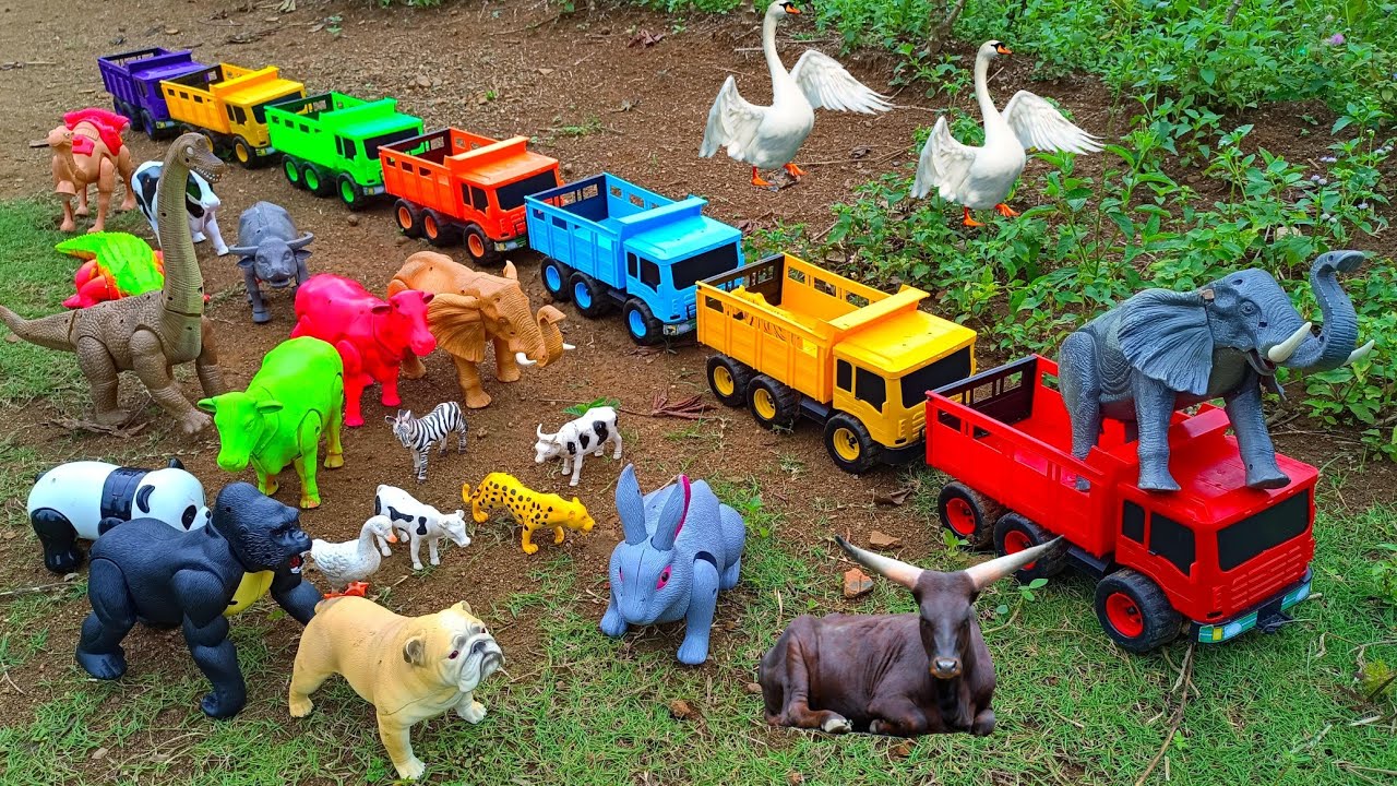 Amazing..!! Truk Oleng Angkut Sapi Bebek Angsa Buldog Harimau Gajah ...