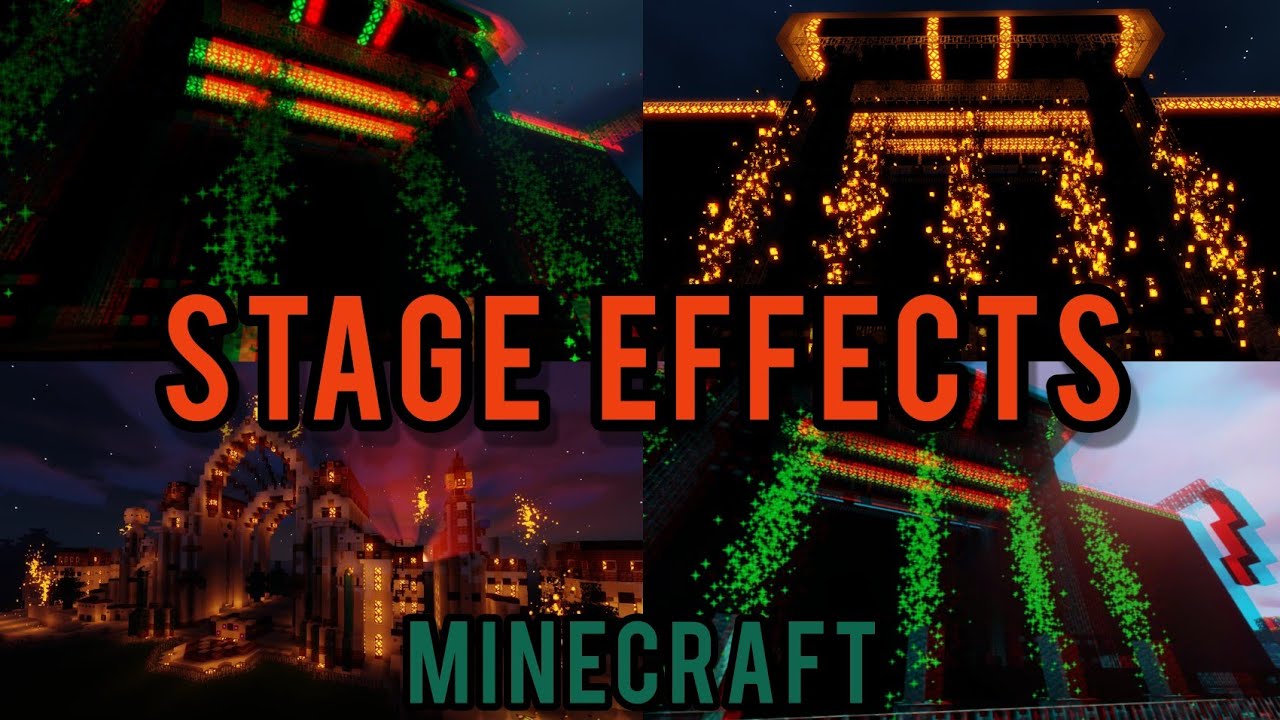 Minecraft | Stage Pyro Effects | Sparklers & Confetti | Tutorial - YouTube
