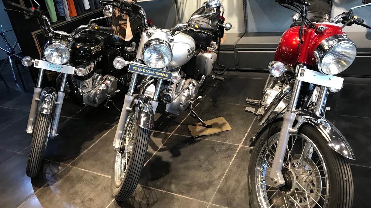 Different colours available in RE Electra Twinspark - YouTube