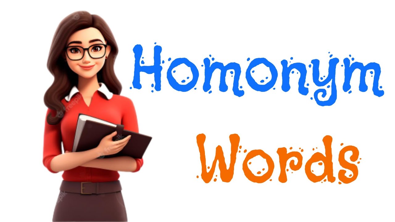 Homonyms in english | with picture & american pronunciation - YouTube