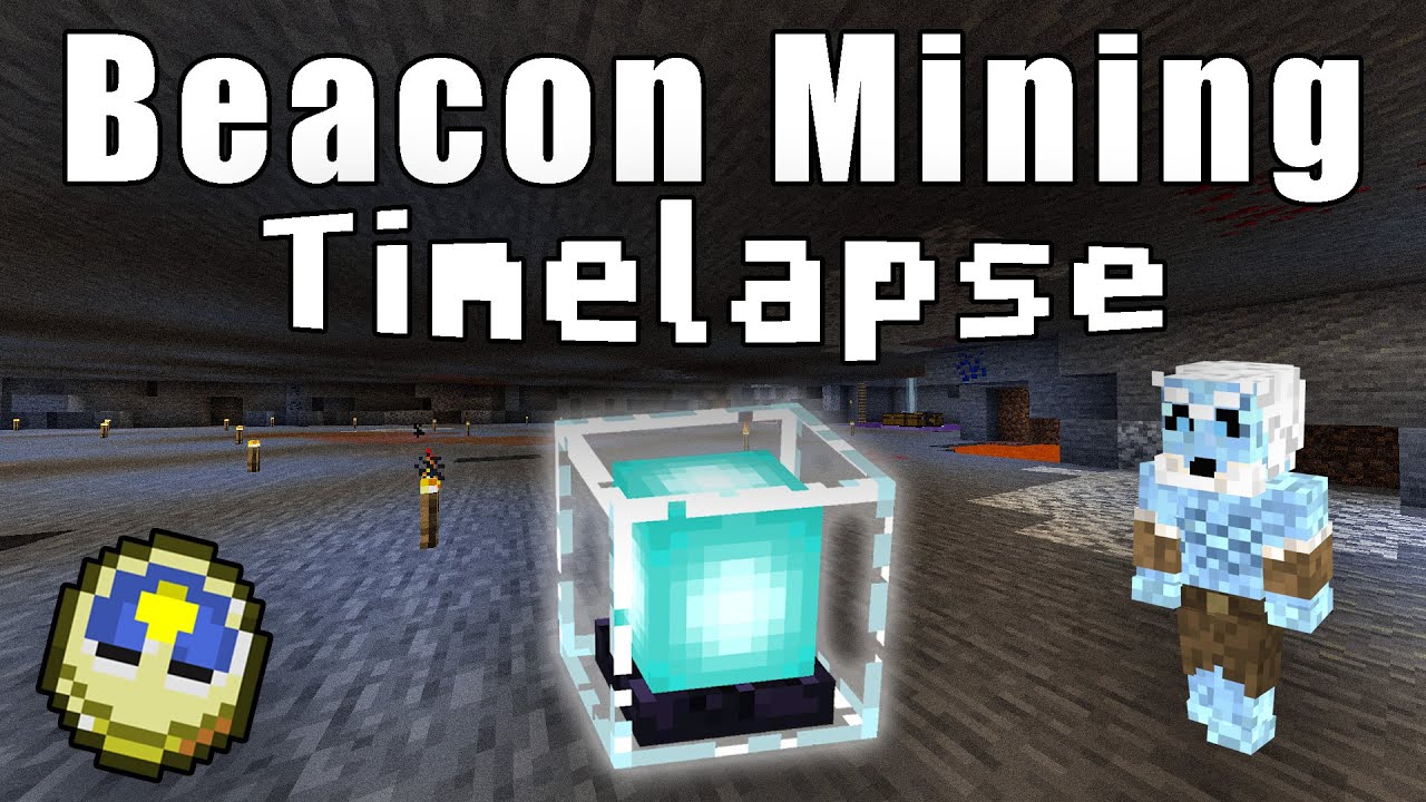Minecraft | Beacon Mining Timelapse #2 - YouTube