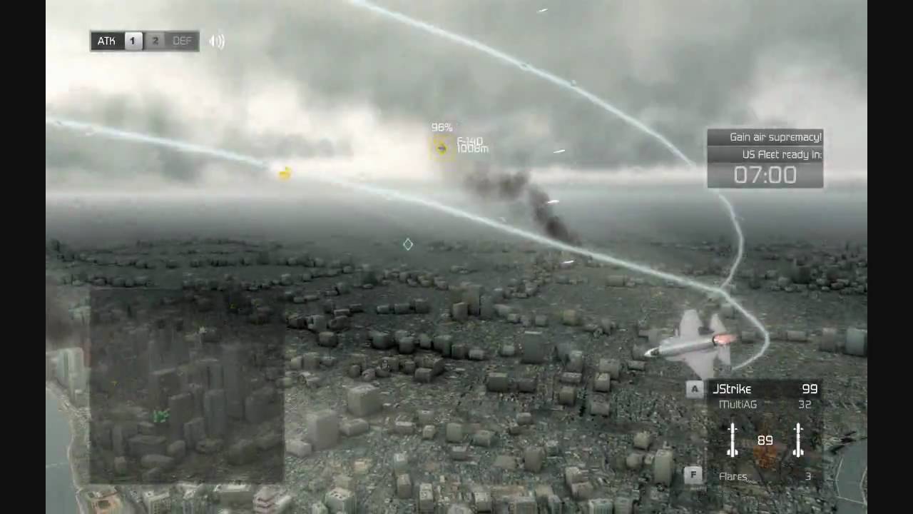 HD4850 Gameplay - Tom Clancy´s H.A.W.X. - F35 JSF Part 1 - YouTube