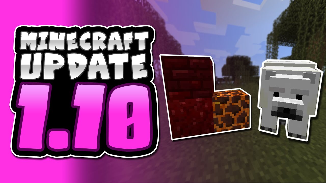 MINECRAFT 1.10 UPDATE - YouTube