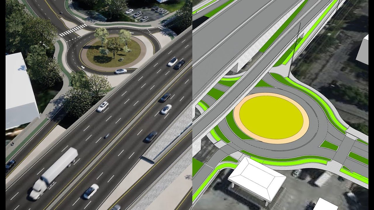 Civil Visualizing with Sam | Episode 06 - Peanut/Double Roundabout ...