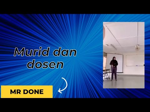 Murid dan dosen || belajar main fanny