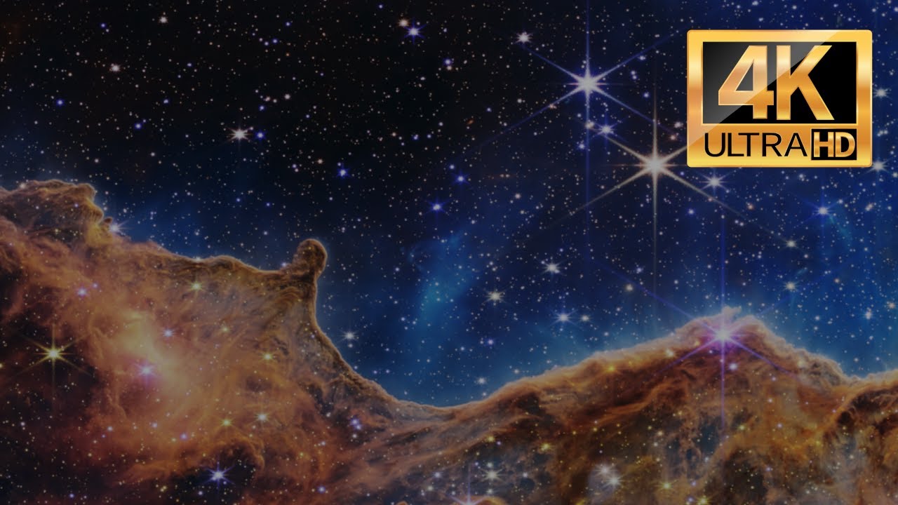 Cosmic Cliffs JWST vs. Hubble Comparison 4K 60fps - YouTube