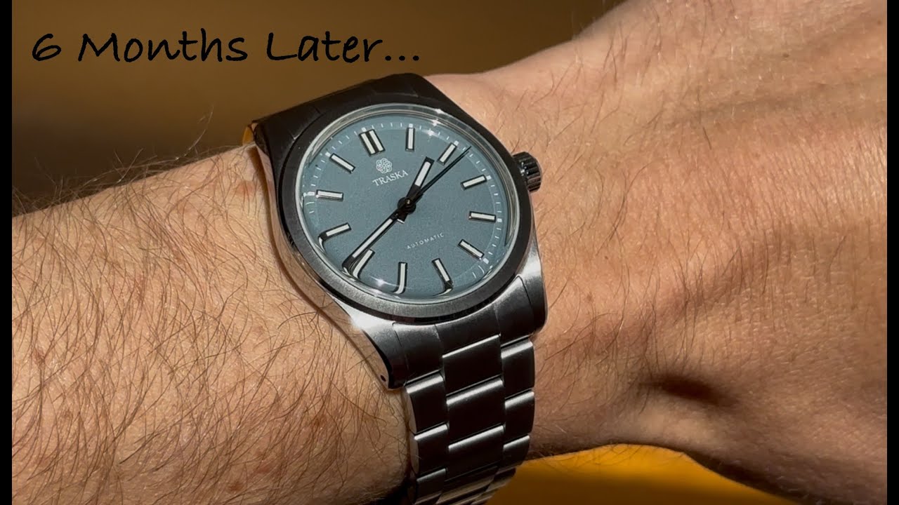 Traska Commuter 36mm Steel Blue Review (6 Months Later) - YouTube