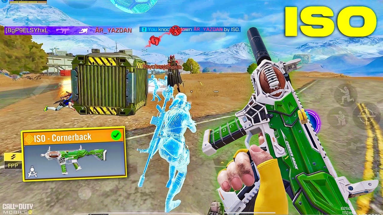 THE FASTEST SMG ISO GUNSMITH | 50 KILLS DOUBLE GAMEPLAY COD MOBILE ...