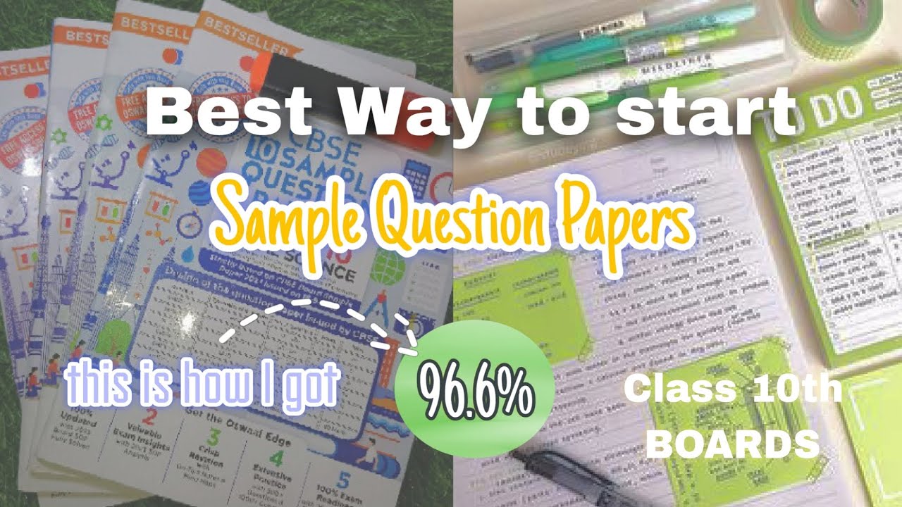 Best way to master *Sample Question Papers* tips to score 95% in Class ...