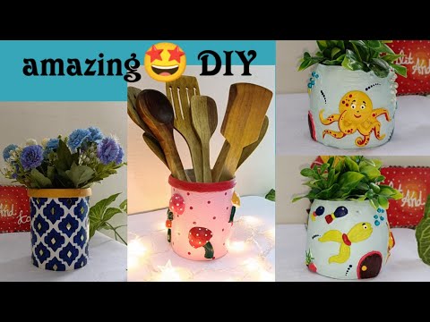 3 amazing home decor idea in low budget/wall putti craft/amazing ...