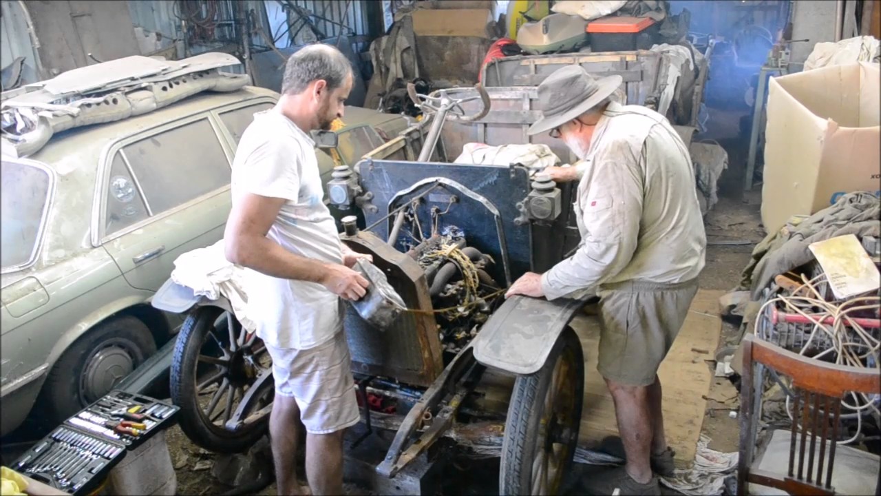 Starting A 1912 Flanders 20 Car - YouTube