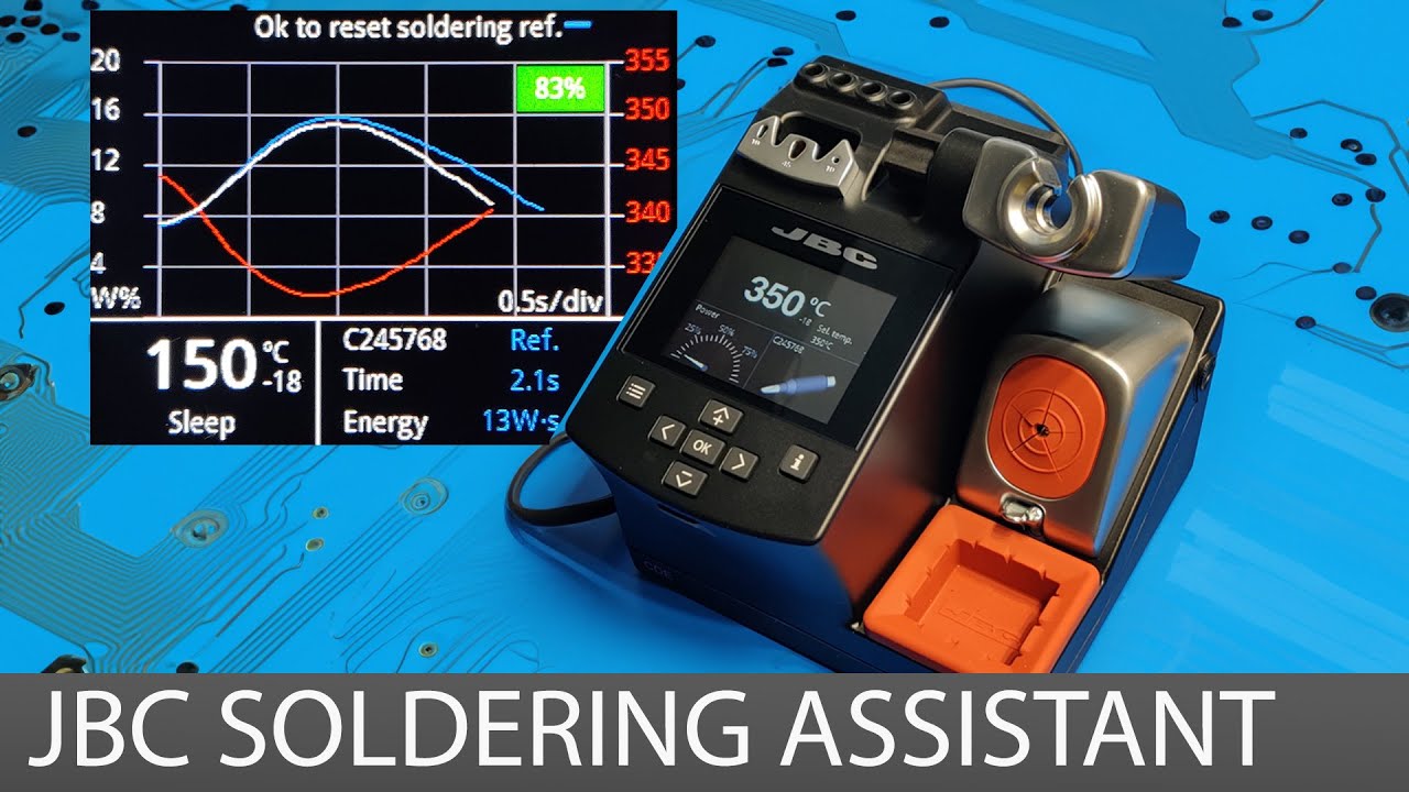 SDG #303 JBC Soldering Assistant CDE Station T245 - YouTube