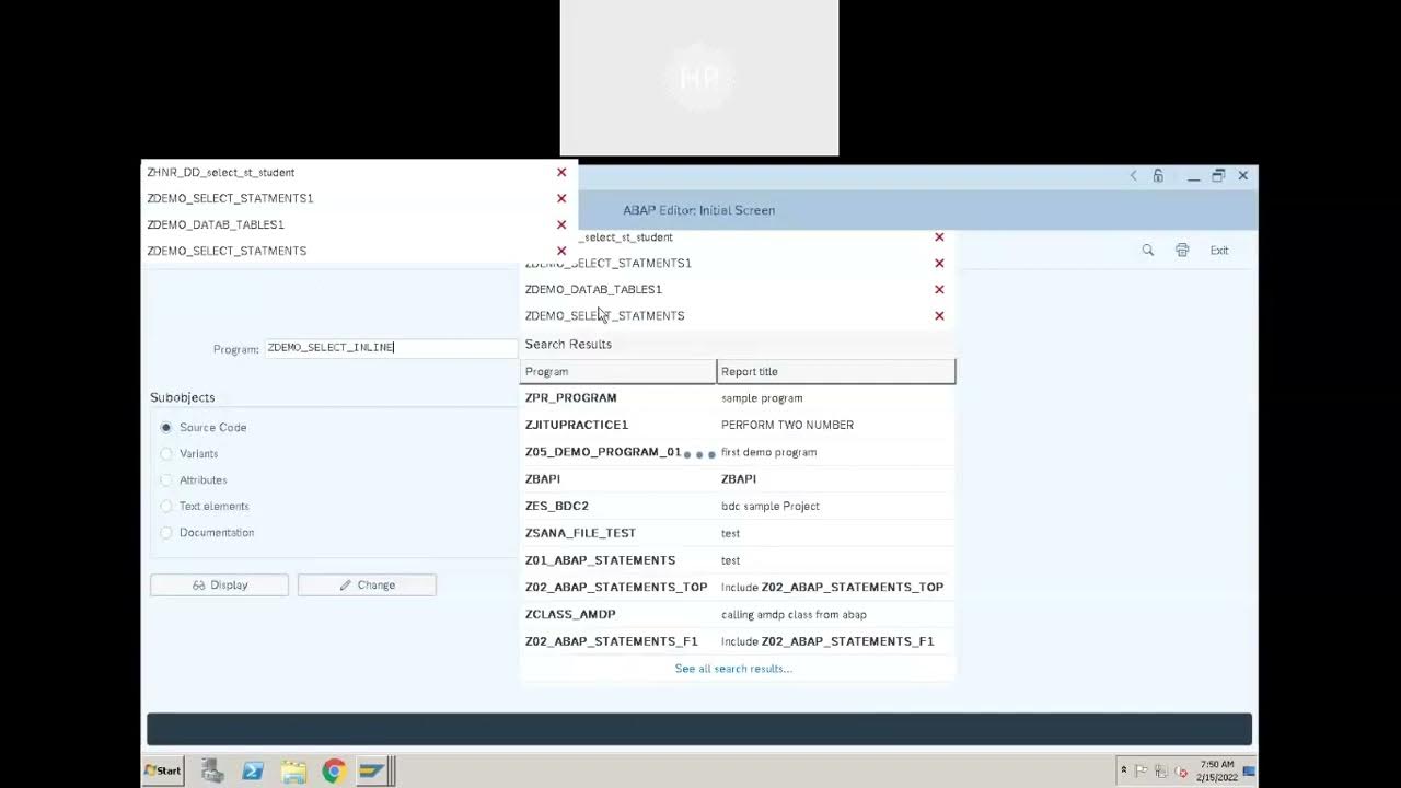 17. SAP ABAP SELECT Statements - YouTube