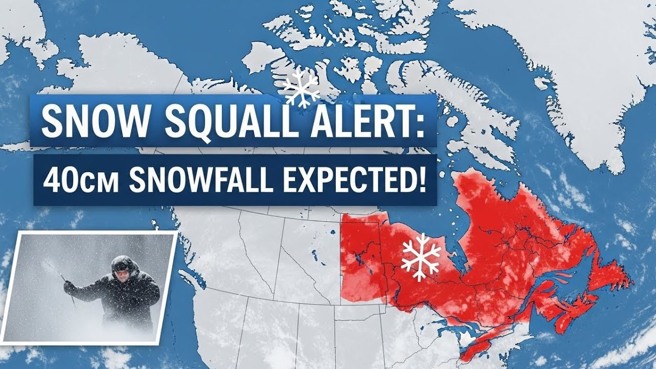 Snow Squall Alert: 40cm Snowfall Expected! #SnowSquall#SaultSnow# ...