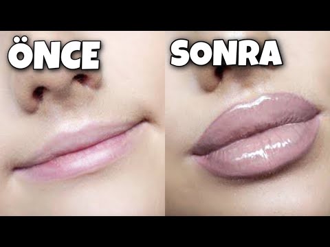 EVDE AMELİYATSIZ DUDAK BÜYÜTMEK | KYLIE JENNER'IN YÖNTEMİ