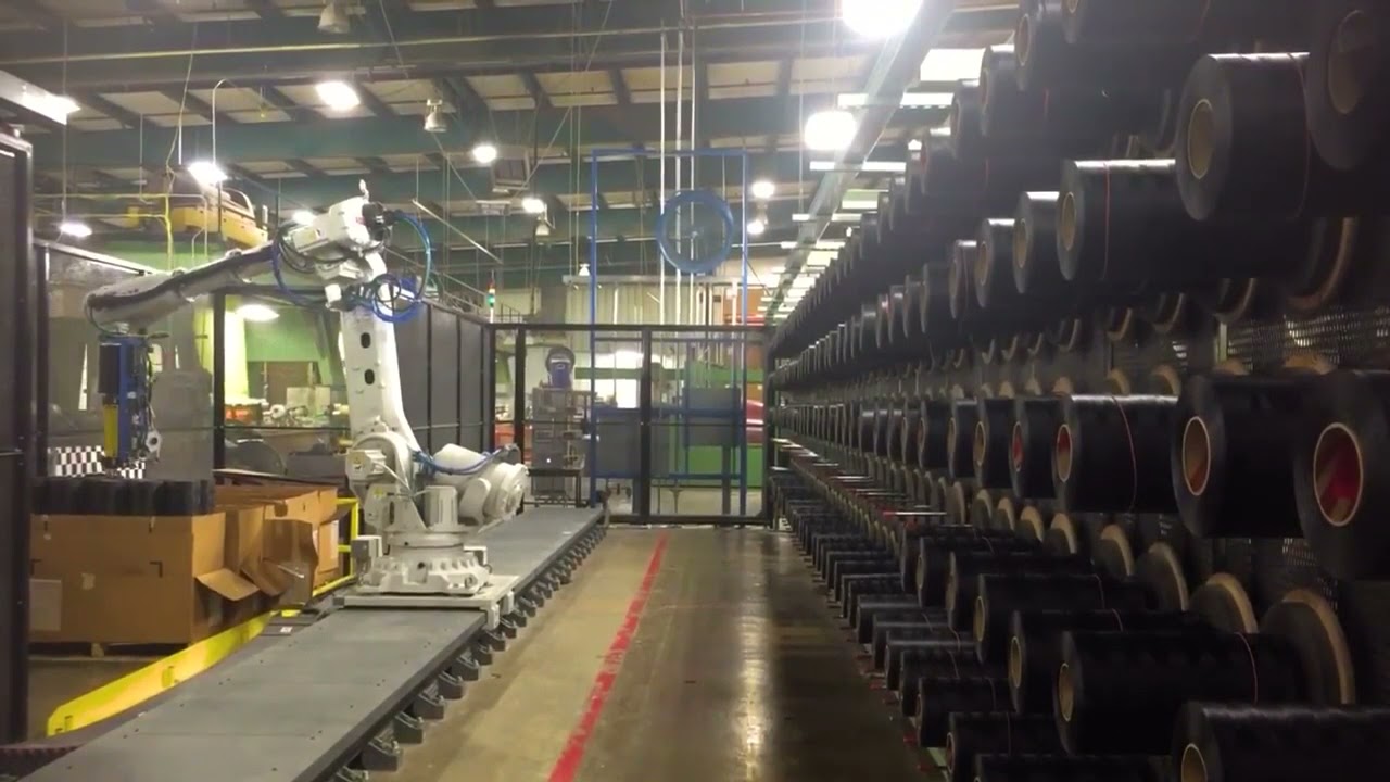 HendersonSewing AUTOMATIC CREEL LOADING - YouTube