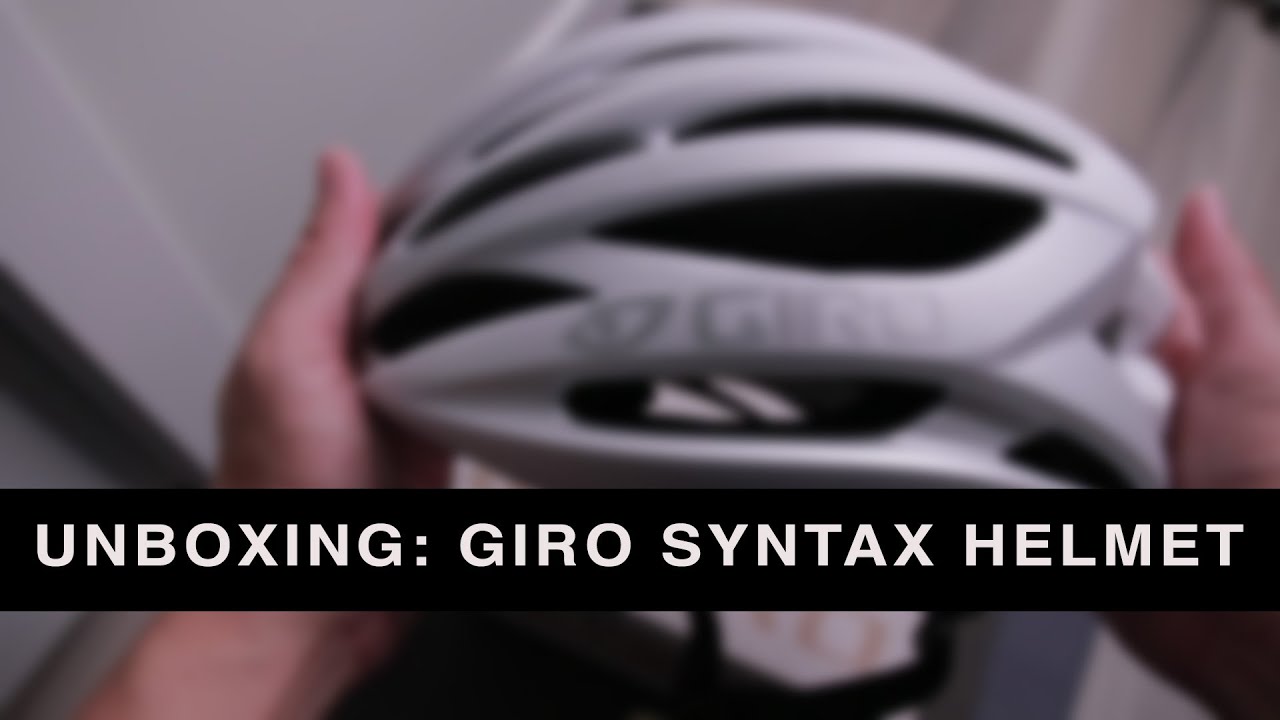 UNBOXING VIDEO - GIRO SYNTAX HELMET 🚲 - YouTube