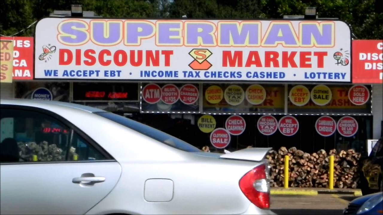 Superman Discount Market - YouTube