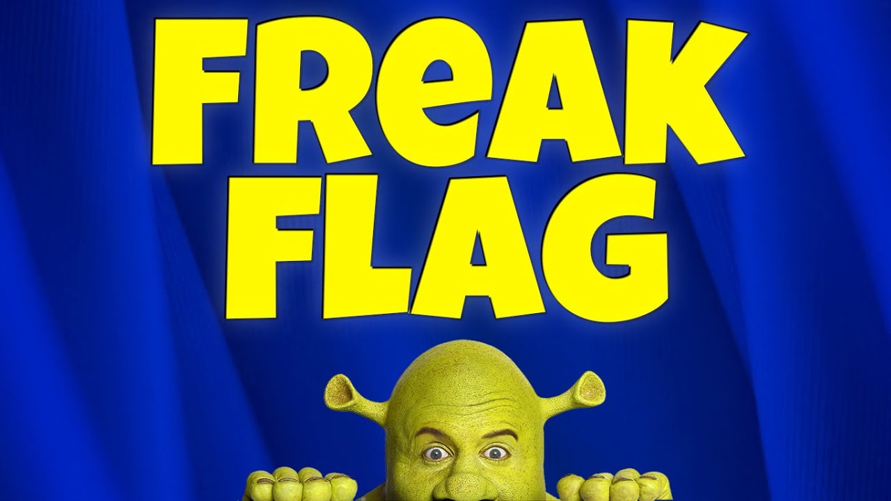 Freak Flag backing track karaoke instrumental Shrek The Musical - YouTube