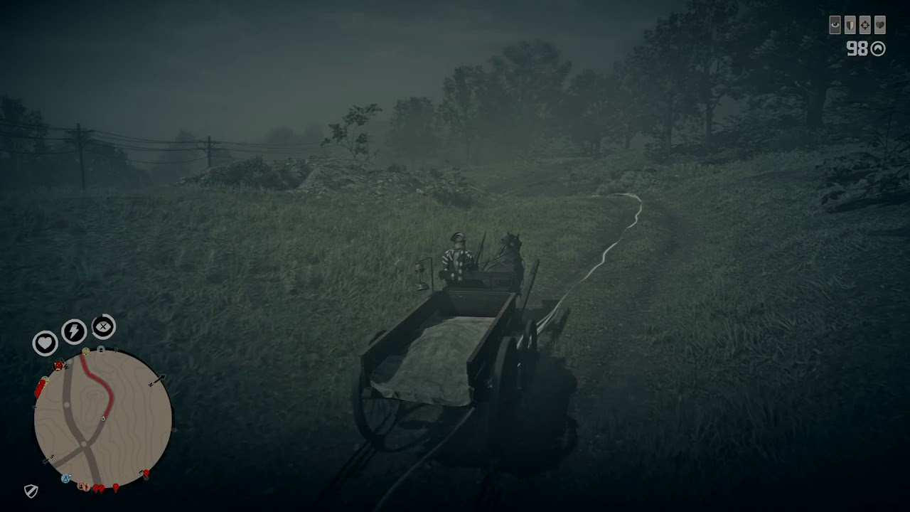 Rdr2 wagon vs train - YouTube