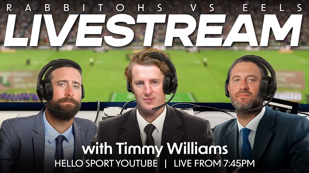 Hello Sport Live: Eels vs Rabbitohs Rnd 18 - YouTube