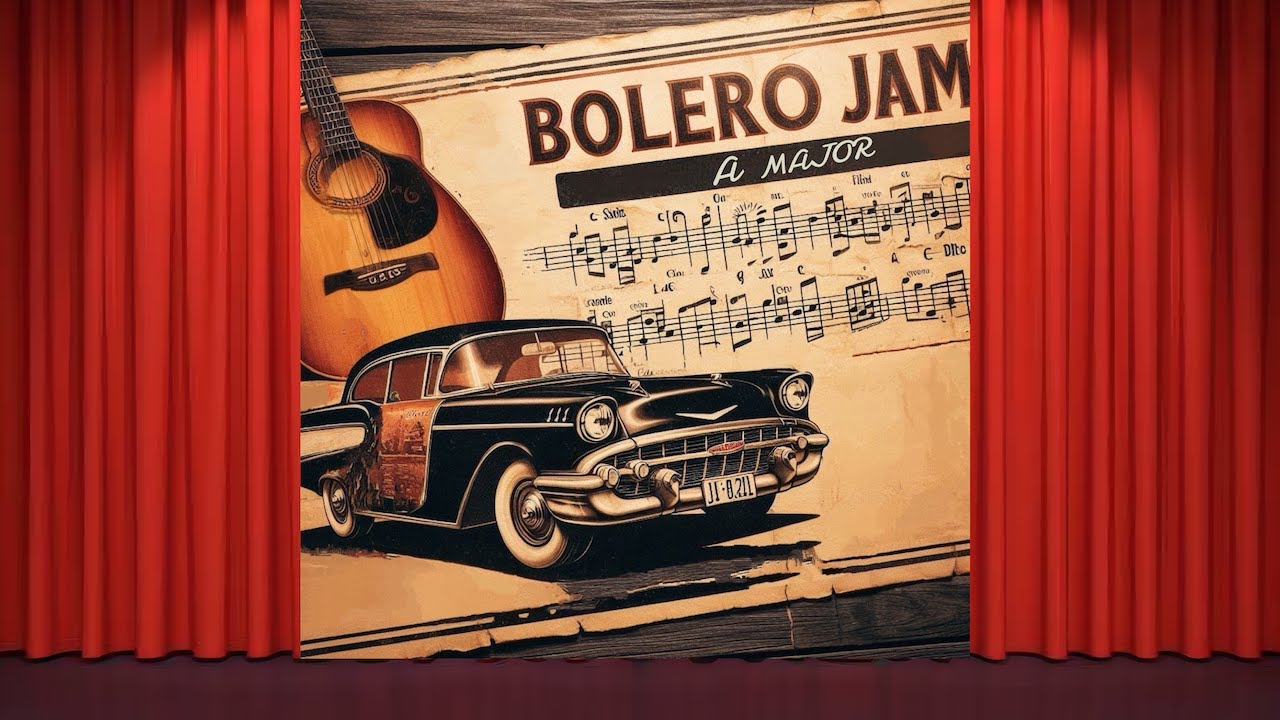 Latin Bolero Jam Track in A Major (100 bpm) - YouTube