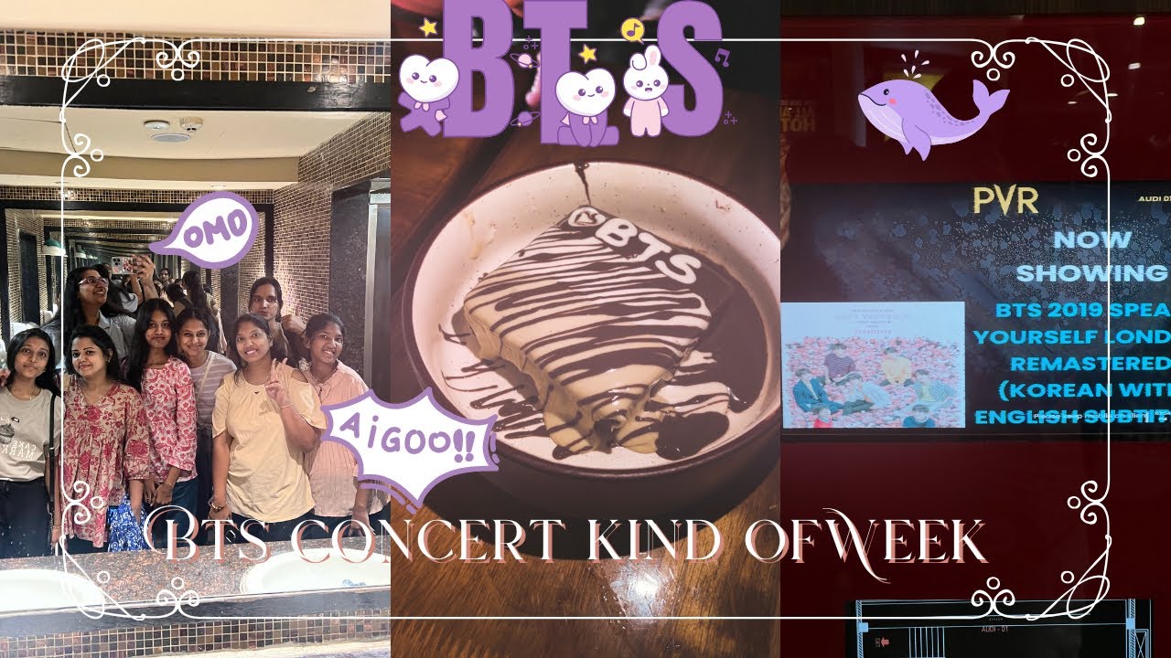 Weekly Vlog | 2 Days in a Row Watching BTS Movies with Me 💜🍿 - YouTube