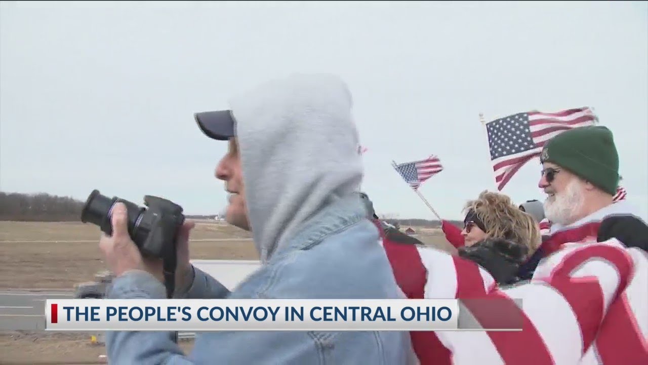 The people's convoy in central Ohio, 4 p.m. - YouTube